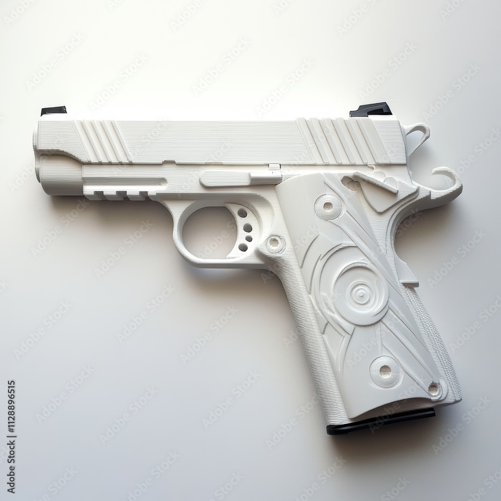 3D printed ghost gun handgun crime murder hitman three dimensional ...