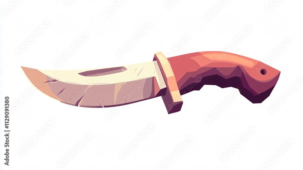 Knife Weapon: Essential Tool for Robber in Murder Case Stock ...