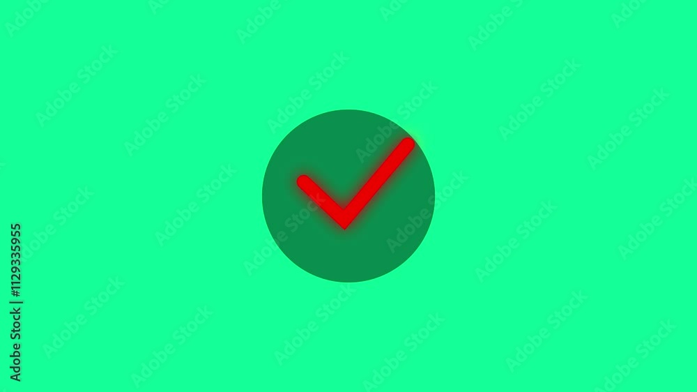 Check mark symbol. approved tick mark icon, success, correct concept ...