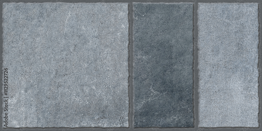 Grouted carved stone texture. Dark blue stone blocks, random parking ...