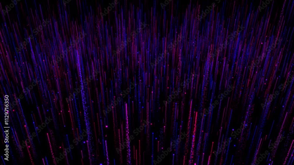 Tech luxury waves motion stars dust background golden lines sparkling ...