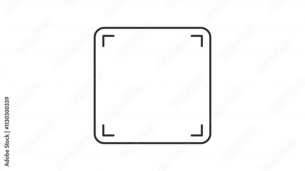 Arthritis x ray line animation. Leg pain animated icon. Moving frame ...