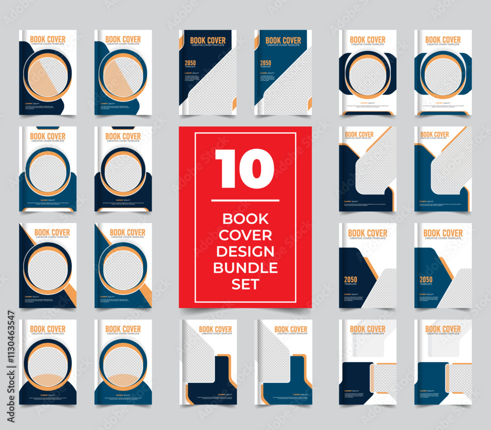 Creative, modern, elegant and Stylish print-ready book cover design ...