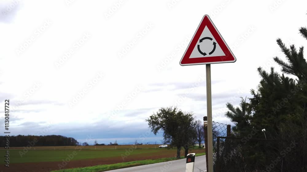 A collection of road signs, including regulatory, warning, and ...