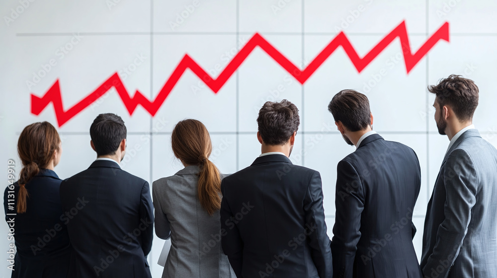 Corporate company workers and employees, group or team looking at bad ...