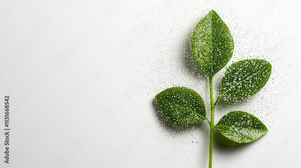 Exploring the transpiration process in plants with visible stomata ...