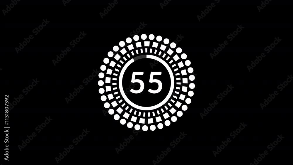 Animated 60 Seconds Countdown Timer with Numbers and Progress Bar for ... Animated 60 Seconds Countdown Timer with Numbers and Progress Bar for ...