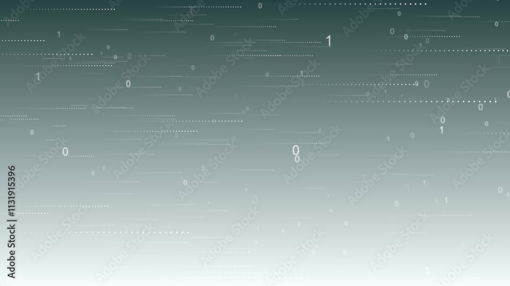 Binary code ai futuristic abstract open data system binary computer data. cyberspace Technology ...