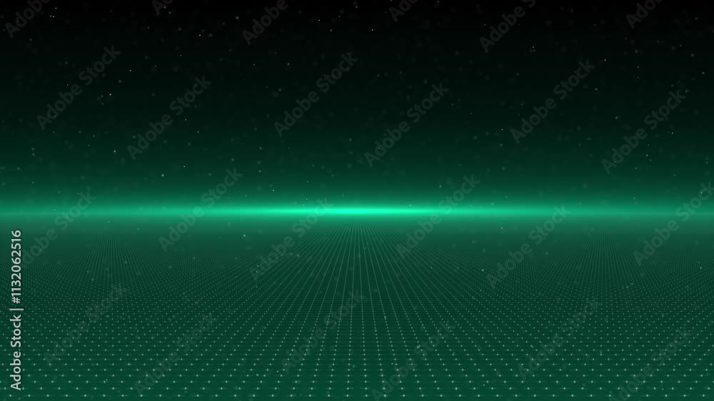 Deep learning Big data technology science AI Data flow virtual screen background. Cyberspace ...