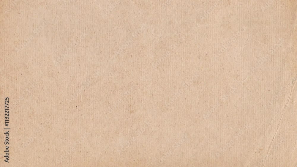 Vintage paper texture 4K stop motion video. Aged old page overlay ...