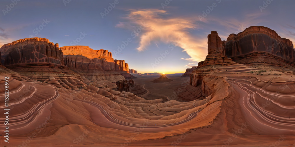 Full 360 degrees seamless spherical panorama HDRI equirectangular ...