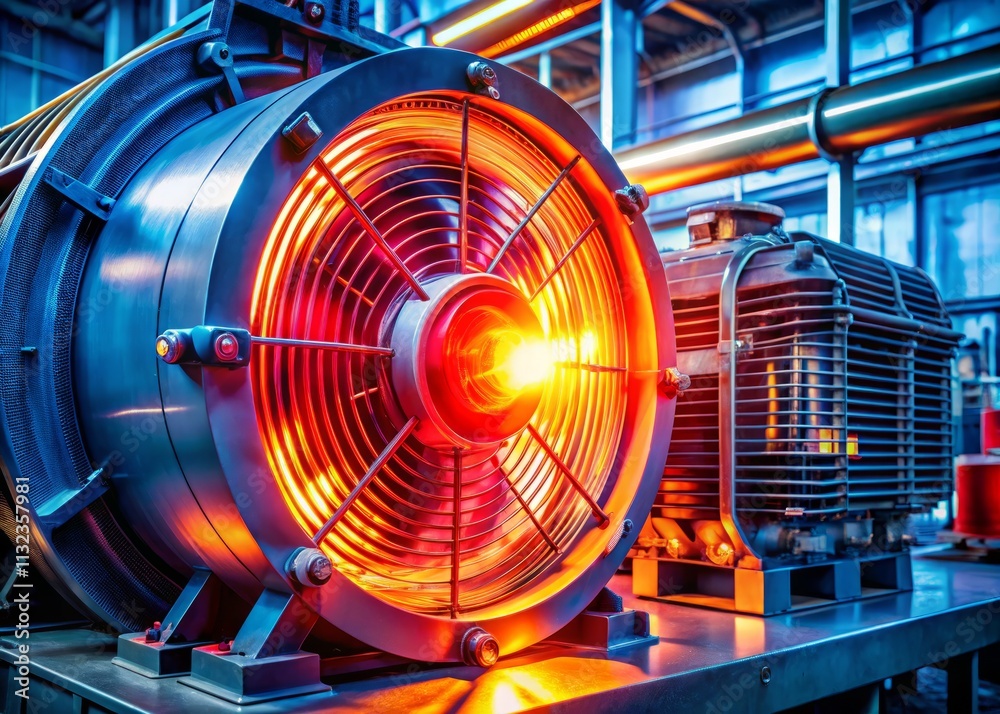 Air Compressor Heat Dissipation: Industrial Cooling System, Powerful ...