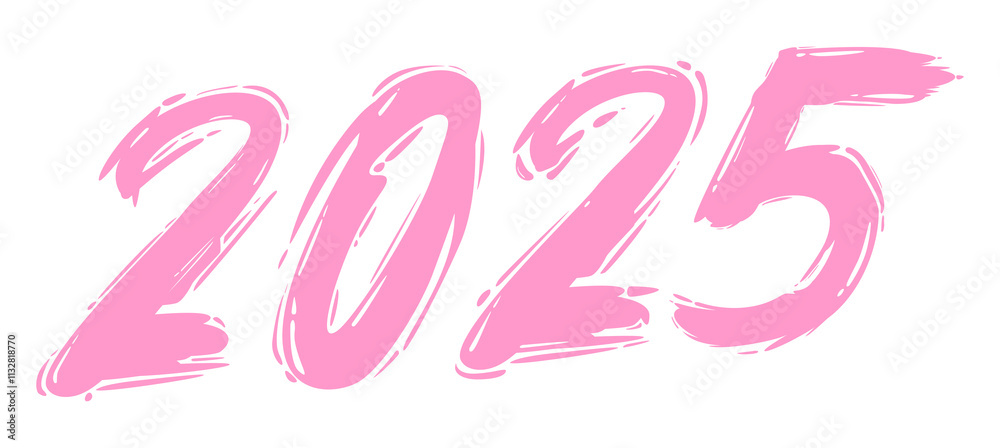2025 Design Illustration, artistic, flat, simple, memorable and eye ...