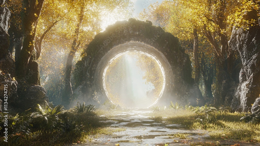 Ethereal Time Travel: Transition from Autumn to Spring in Enchanted ...