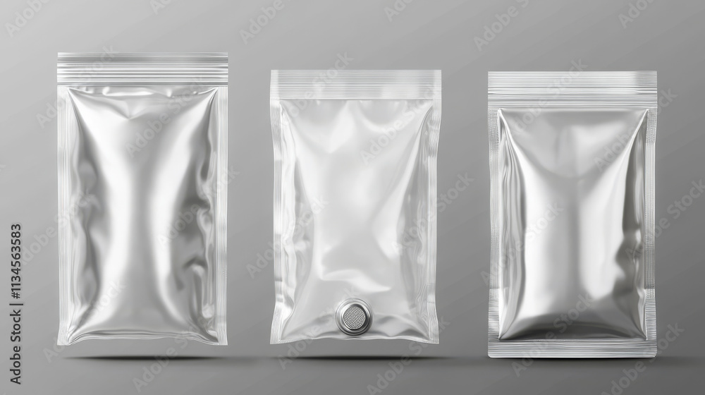 Doy pack, pouch package, foil or plastic sachet bags with valve and ...