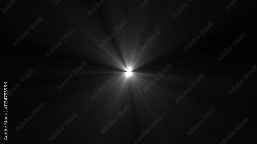 Optical lens flare effect. 4K resolution. Very high quality and ...