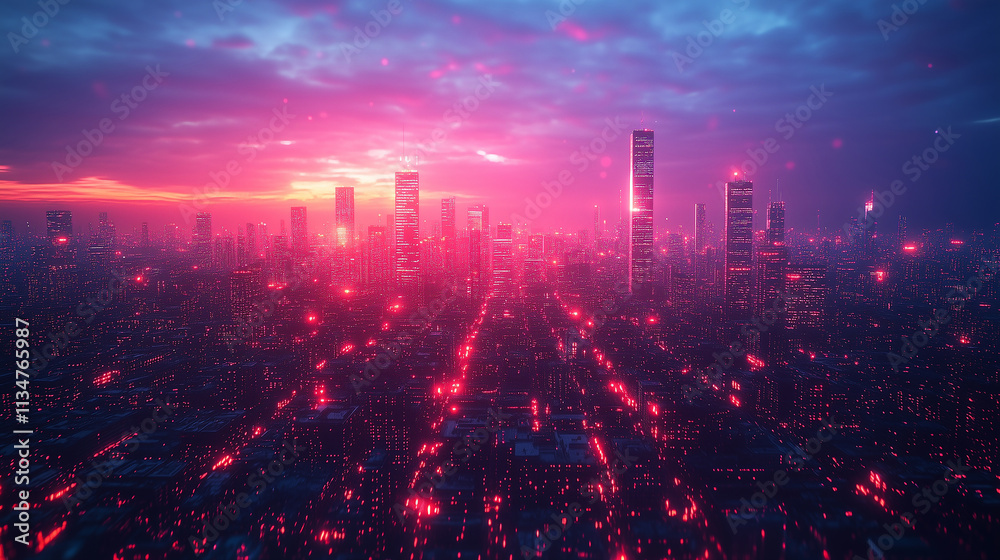 Foto de Visualizing the future of urban living with smart buildings in ...