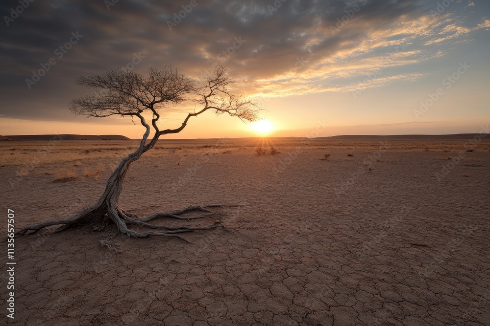 Poster, Foto Water scarcity impact: critical effects of drought on ...