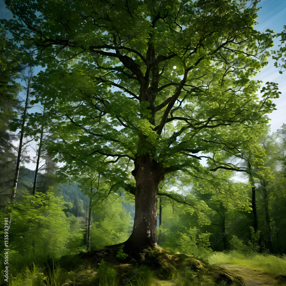 Majestic Dominance: A Portrait of The Mature and Powerful AK Tree ...