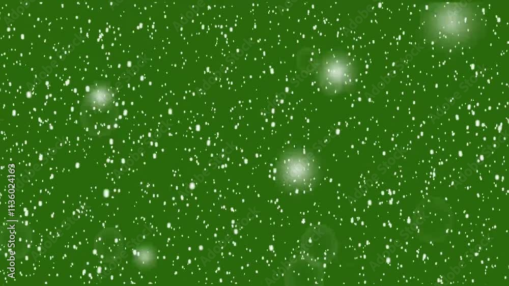 snowfall overlay with green screen,winter, falling snow effect backdrop ...