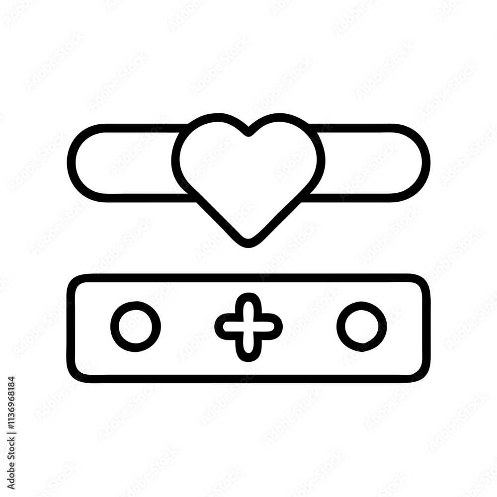 health bar icon, video games day line art, video games icon - simple ...