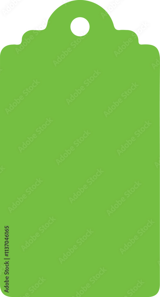 Gift tag label clip art design on plain white transparent isolated ...