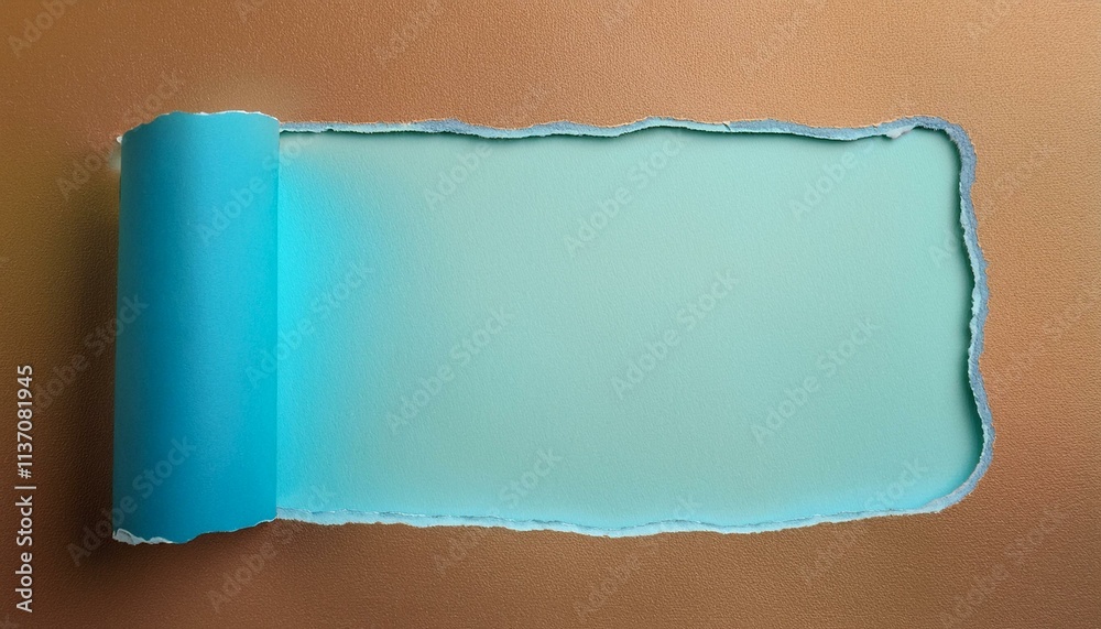 Tear paper craft with space in the middle for writing to post on social ...