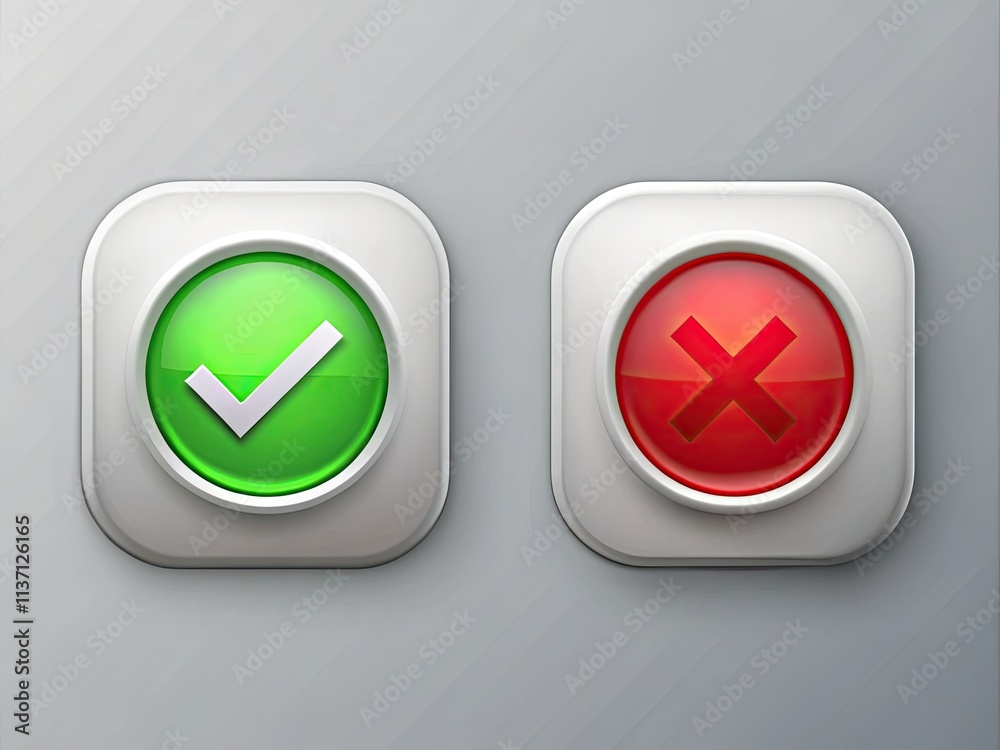 Round and square checkbox UI elements: digital design assets for ...