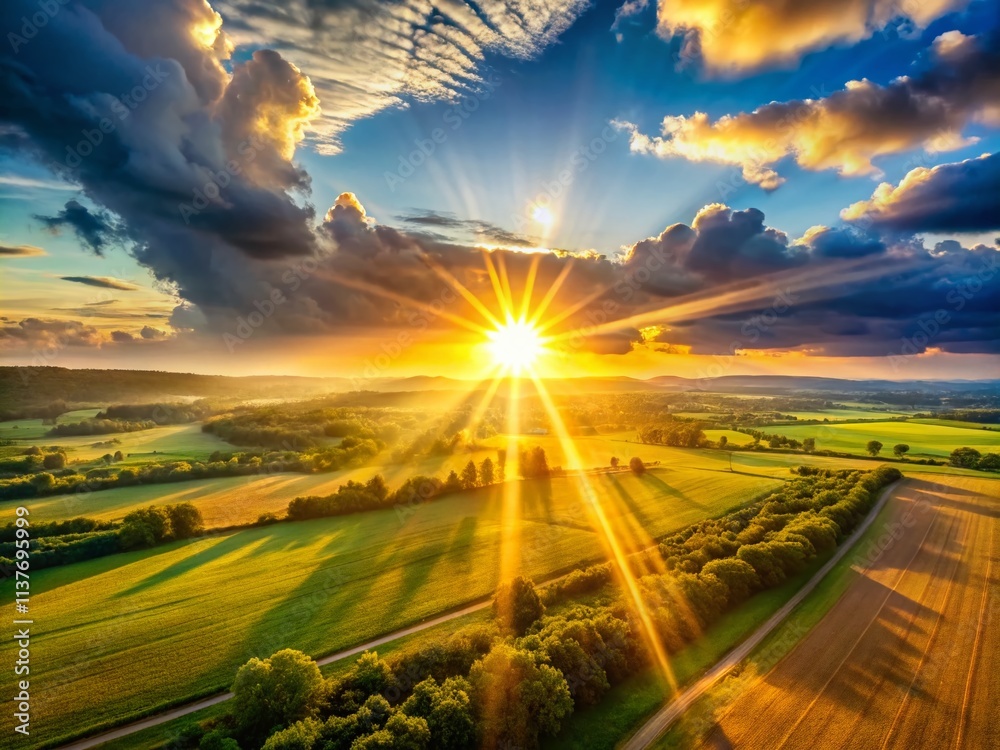 Sunshine Burst, Golden Rays, Sunlight PNG, High Resolution Sunbeams ...