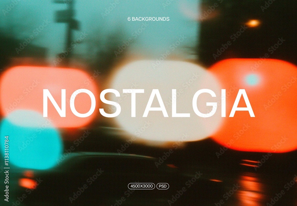 Nostalgia Abstact Backgrounds WIth Generative AI Stock Template | Adobe ...
