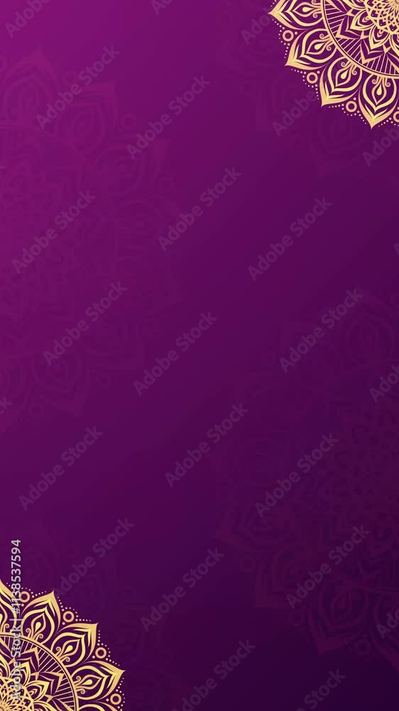 Luxurious Royal Vibrant Deep Purple Gradient Vertical Background with ...