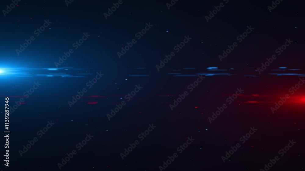 Police car, fire truck, ambulance flashing police lights. red blue ...