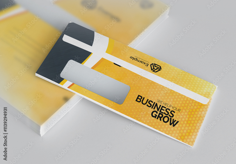 Corporate Business Commercial Envelope Stock Template | Adobe Stock