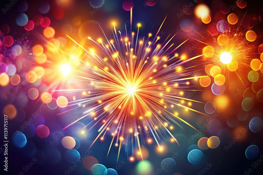 Firework icon symbol template for graphic and web design. This vector ...