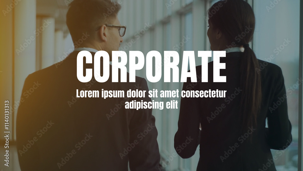 Corporate Title Stock Template | Adobe Stock