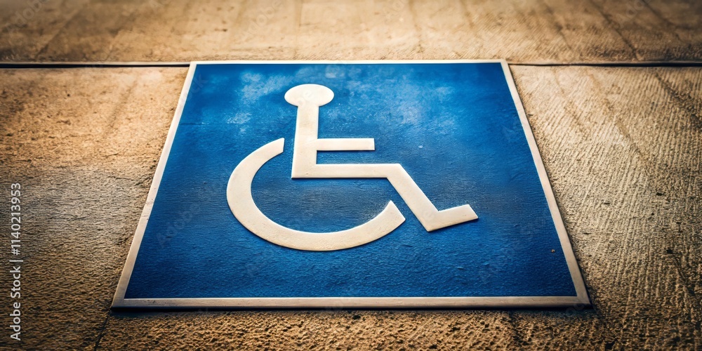 Wheelchair Accessibility Symbol: Eye-Level Photo, Disabled Access Sign ...