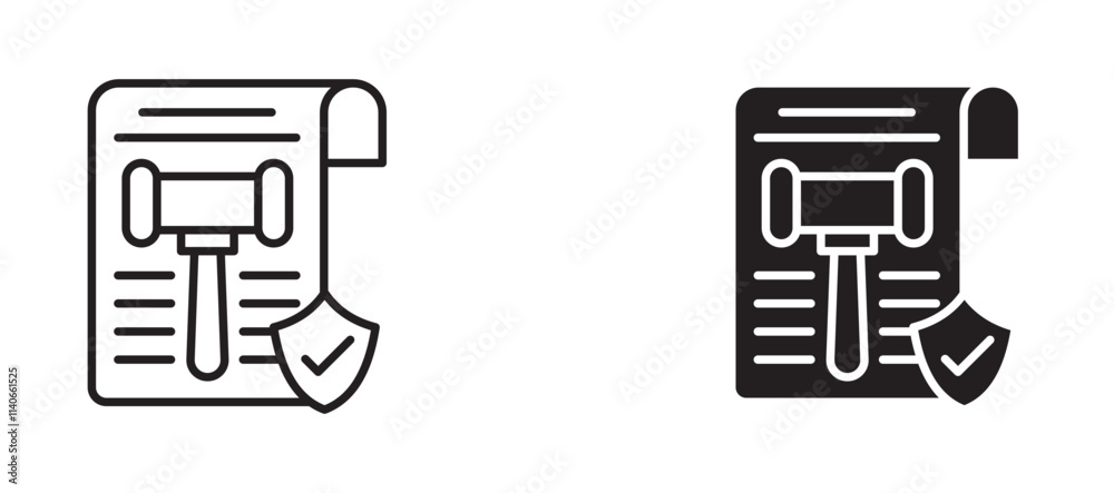 Code of conduct Icon set in black color for ui designs Stock Vector ...