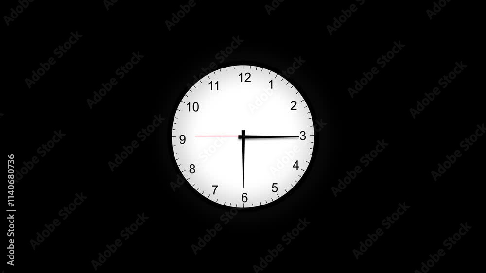 Digital numbers timer displays Countdown timer Stopwatch animation ...