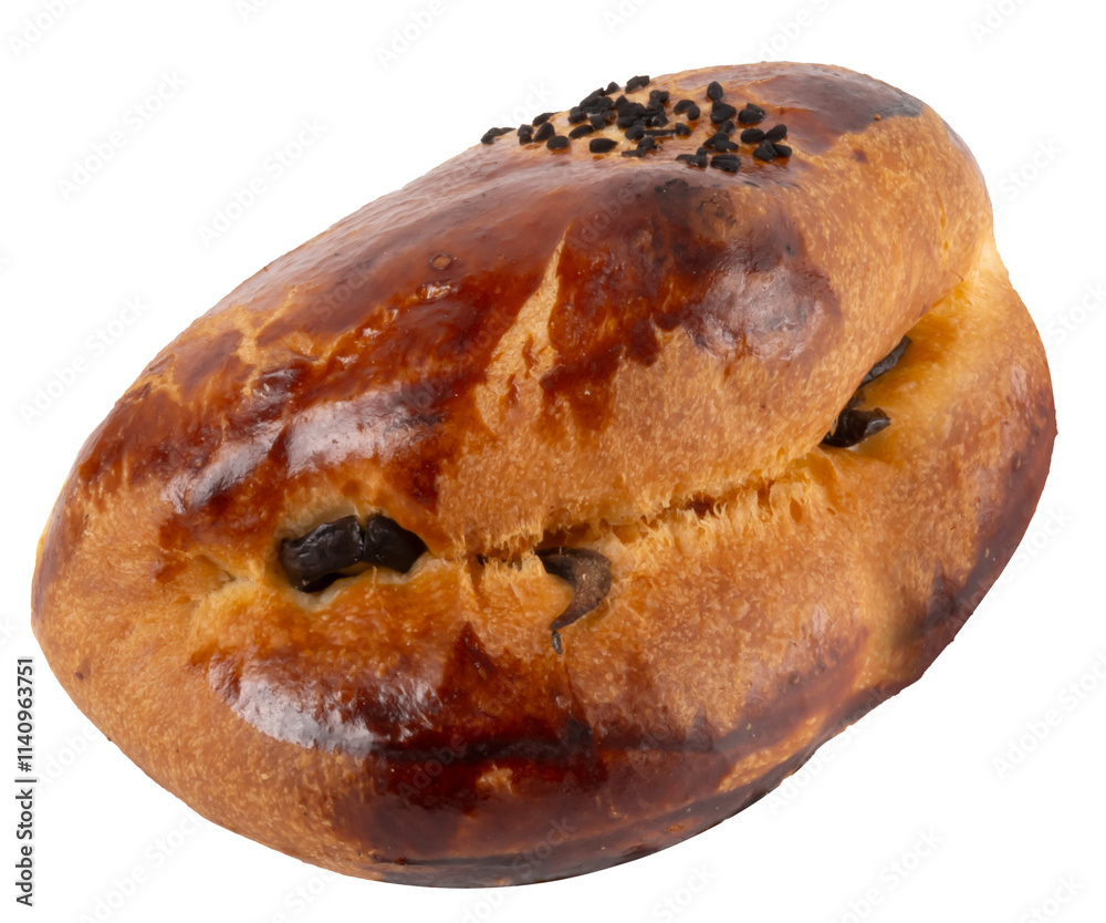 Pogaca, fresh baked traditional Turkish bakery product pogaca filled ...