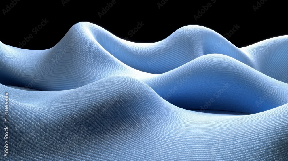 Abstract looping background with flowing particles creating a ...