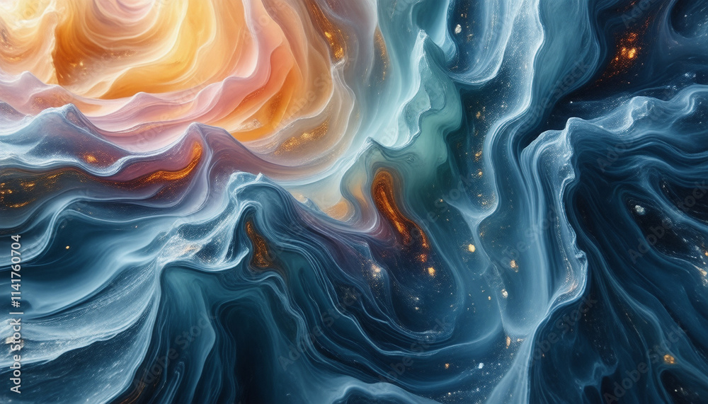 PNG ULTRA HD 8K Vibrant Translucent Pigments – Flowing Across Textured ...