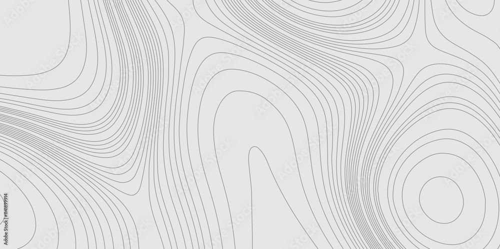 Topographic terrain map patterns vintage outdoors style abstract wavy ...