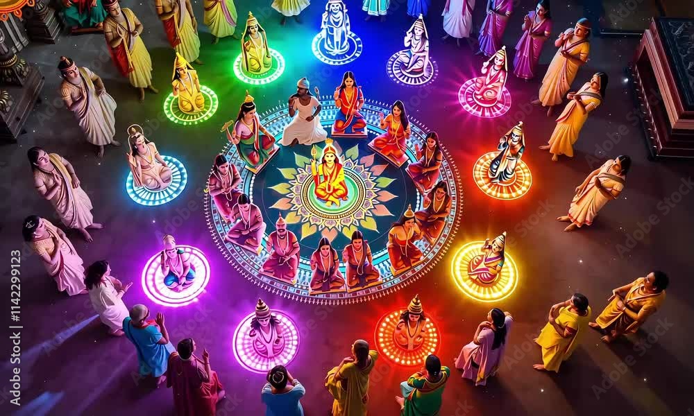 Indian Devi Devata Sita Radha Krishna Kali Parvati Durga Puja Lakshmi ...