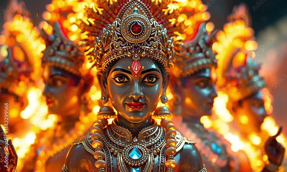 Indian Devi Devata Sita Radha Krishna Kali Parvati Durga Puja Lakshmi ...