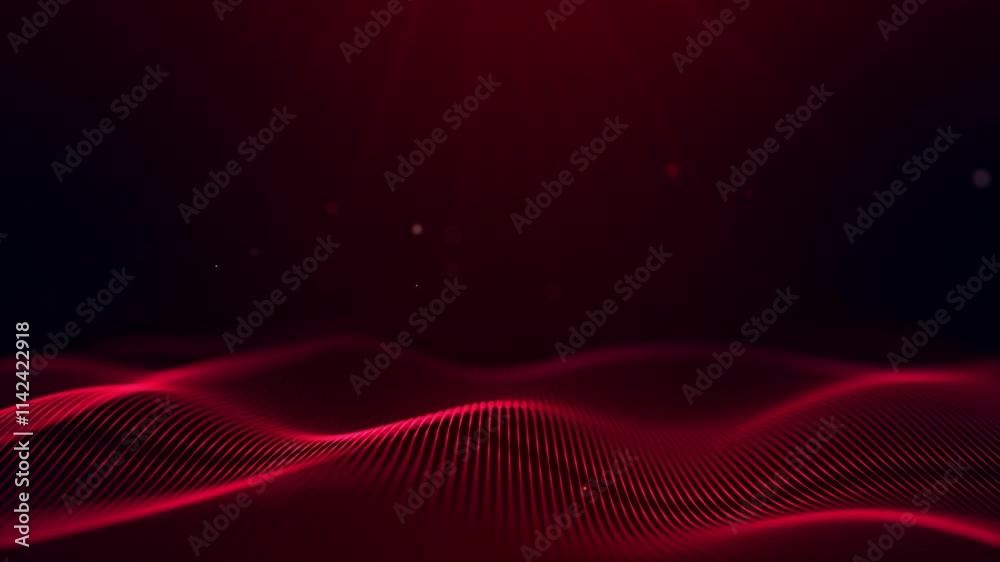 Red wavy space. Love, festive red background. Line textures. Abstract ...