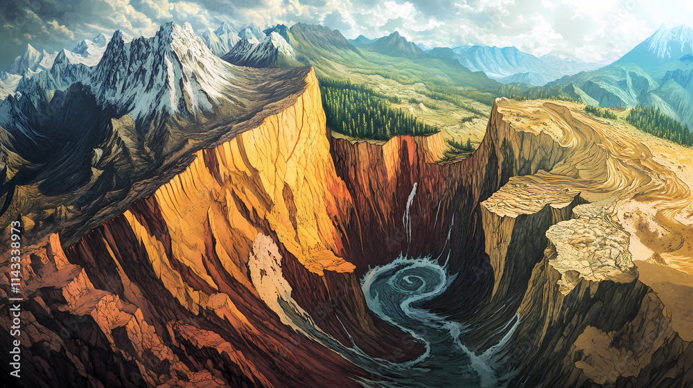 Plate tectonics: geological theory explaining earth's lithospheric ...