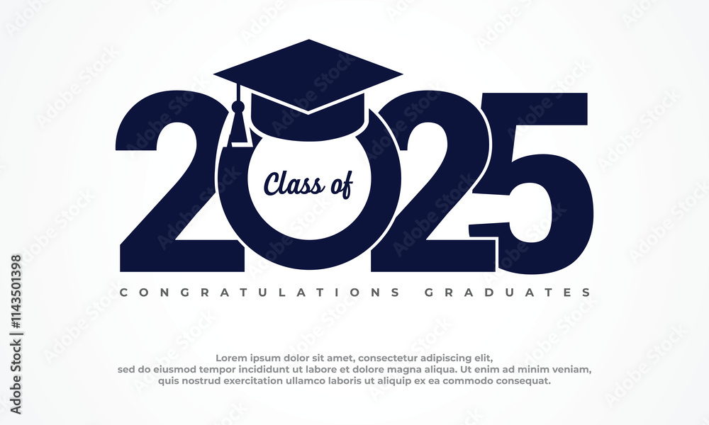 Poster Celebrating Class of 2025, Congratulations Graduating Class 2025 ...