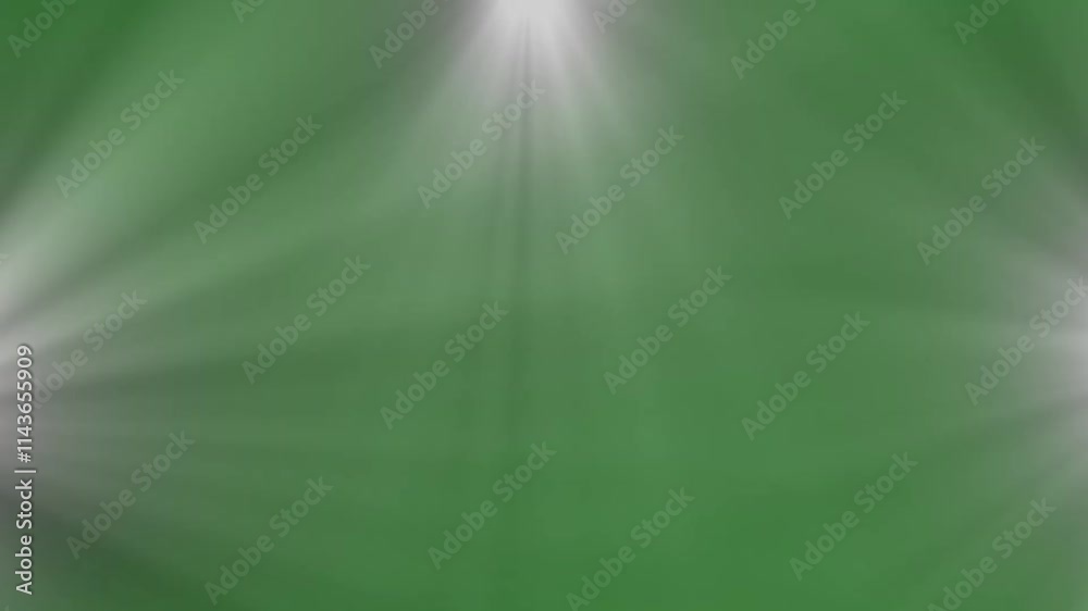 white light ray 4k loop animation on green screen backdrop. light ray ...