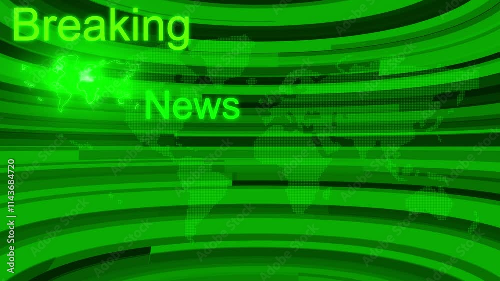 international news background animation. Digital world news background ...