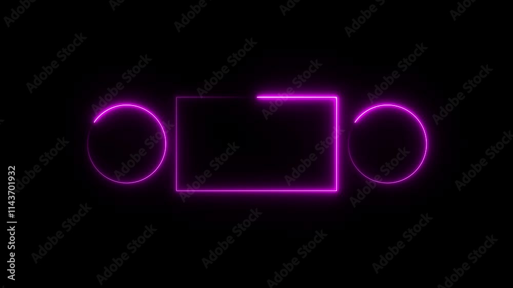 Video Stock Seamless loop animation rectangles frame ultra video motion graphic. Animated ...
